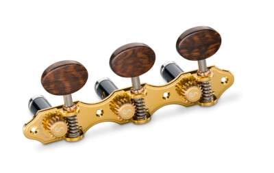 Schaller Grandtune Hauser Classic Gold Snakewood oval Rollers black ...