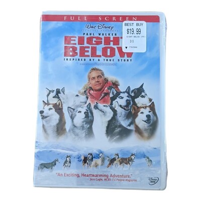 Eight Below (DVD, 2006, Full Screen) (Paul Walker) NEW, sealed ...