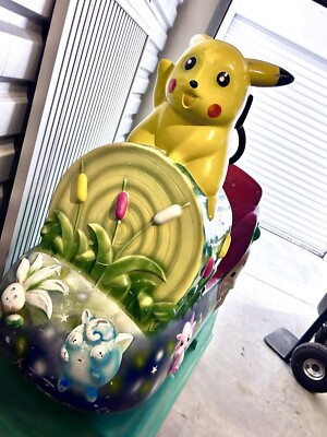 Nintendo Pokémon pikachu workingCoin operated Kiddie Ride Amusement ...