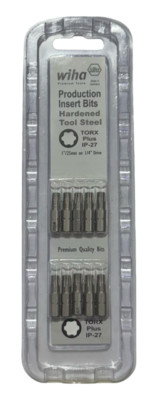 Wiha IP27 Torx Plus 1" Bits on 1/4" Drive 10 Pack 71627 | eBay