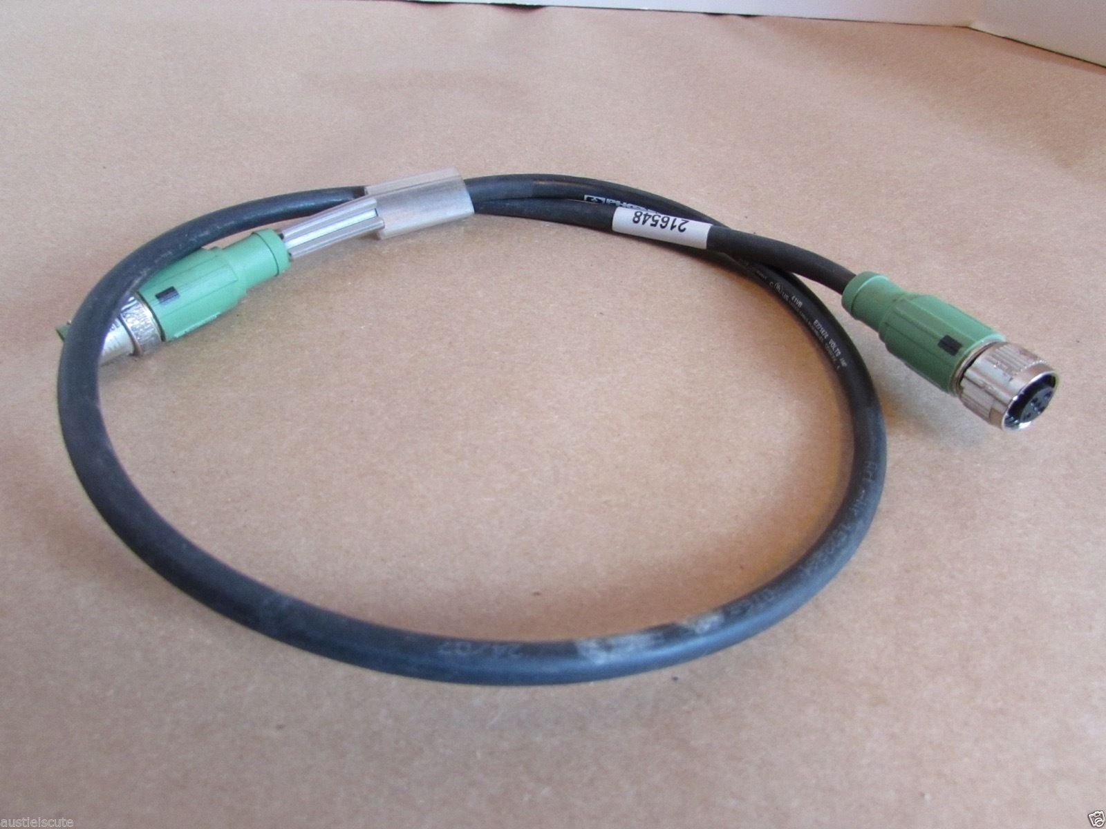 PHOENIX CONTACT E221474 5-Pin Straight Connector Sensor Cable 4A 300V ...