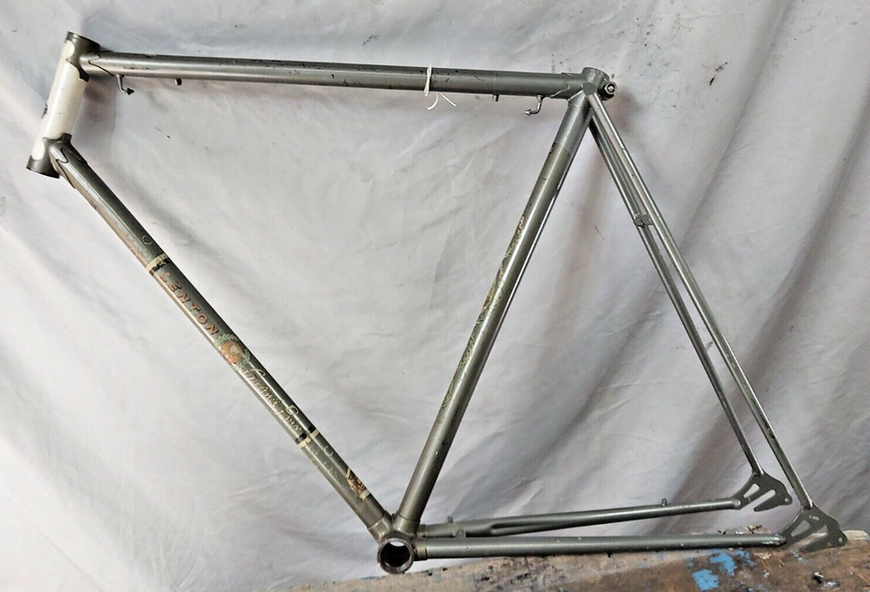 1959 Raleigh Lenton Grand Prix Road Bike Frame 58cm Large 531 Reynolds ...