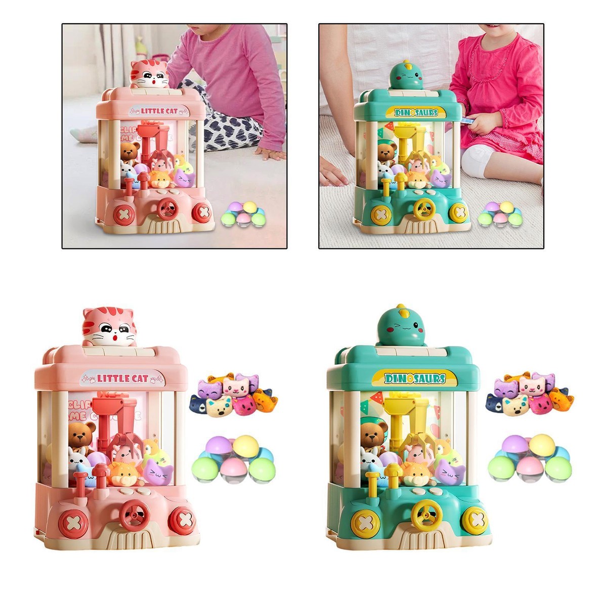 Square Claw Machine Human Crane