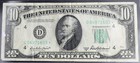 1950 B $10 Star Note - Unique Rarity with Quadruple 4s and 7 Distinct ...