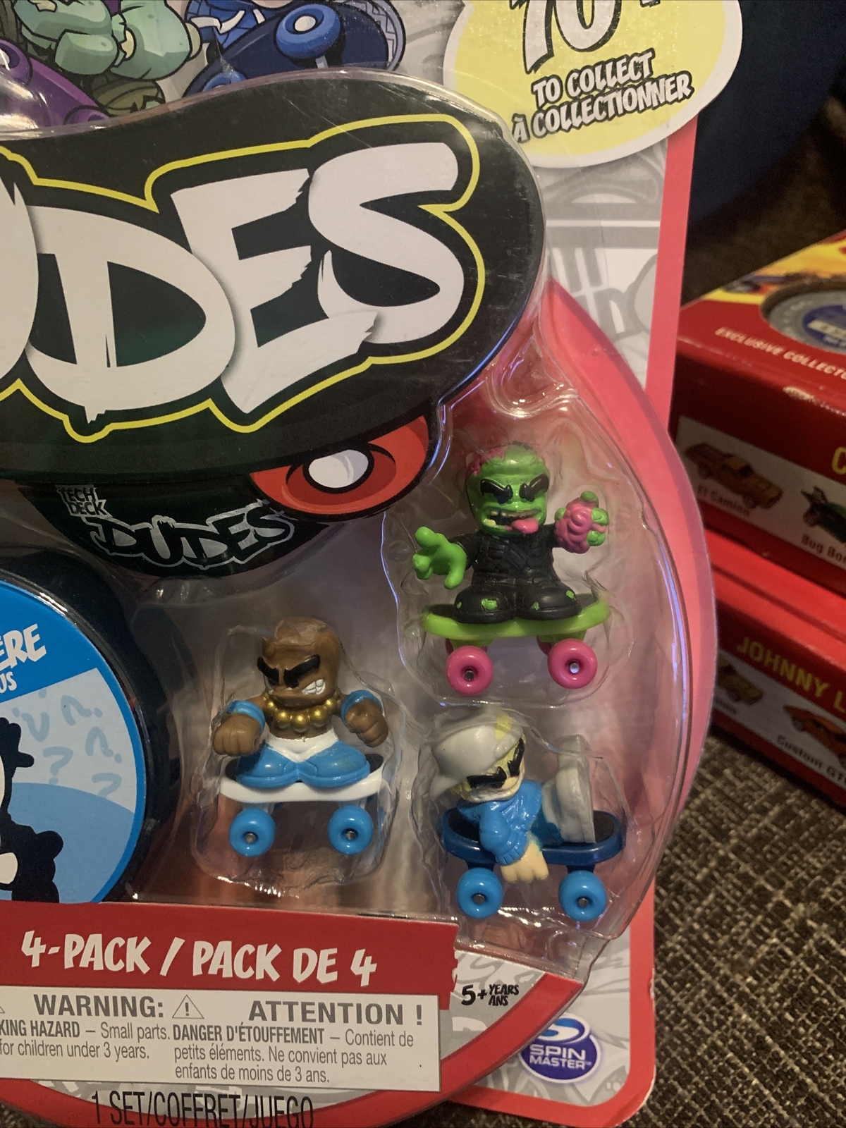Tech Deck Dudes - 4-Pack Collectible Skater Figures with Boards Series ...