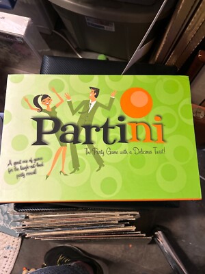 PARTINI The Party Game with A Delicious Twist PARKER BROTHERS Board ...