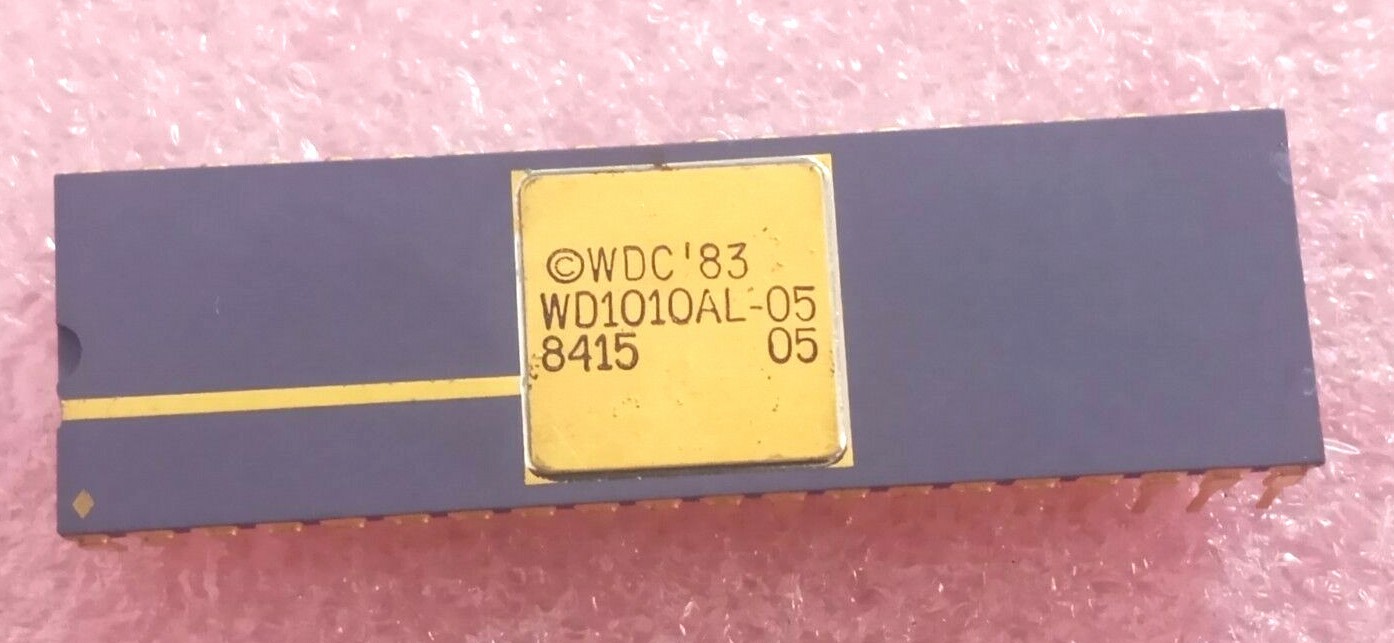 1pcs WD1010AL-05 WDC83 Winchester Disk Controller Gold | eBay