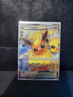 Pokémon TCG Flareon-EX Generations Rc28 Holo Full Art | eBay