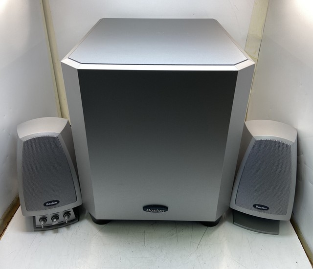 Boston BA7800 Five Piece Powered Speaker System With BassTrac ...