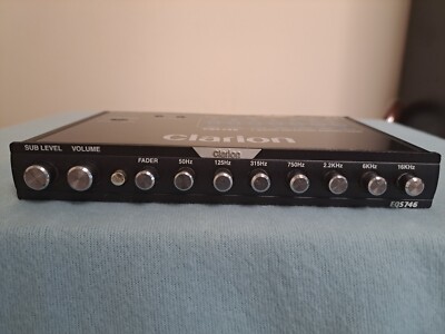Clarion EQS-746 7-Band Car Graphic Equalizer - Black | eBay