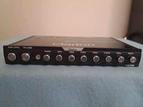 Clarion EQS-746 7-Band Car Graphic Equalizer - Black | eBay