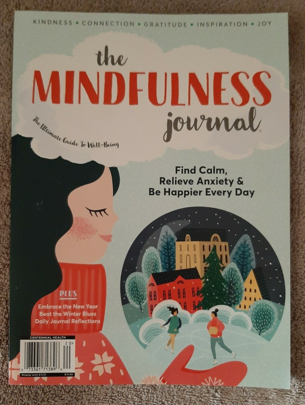 THE MINDFULNESS JOURNAL Magazine NEW Find Calm & Relieve Anxiety | eBay