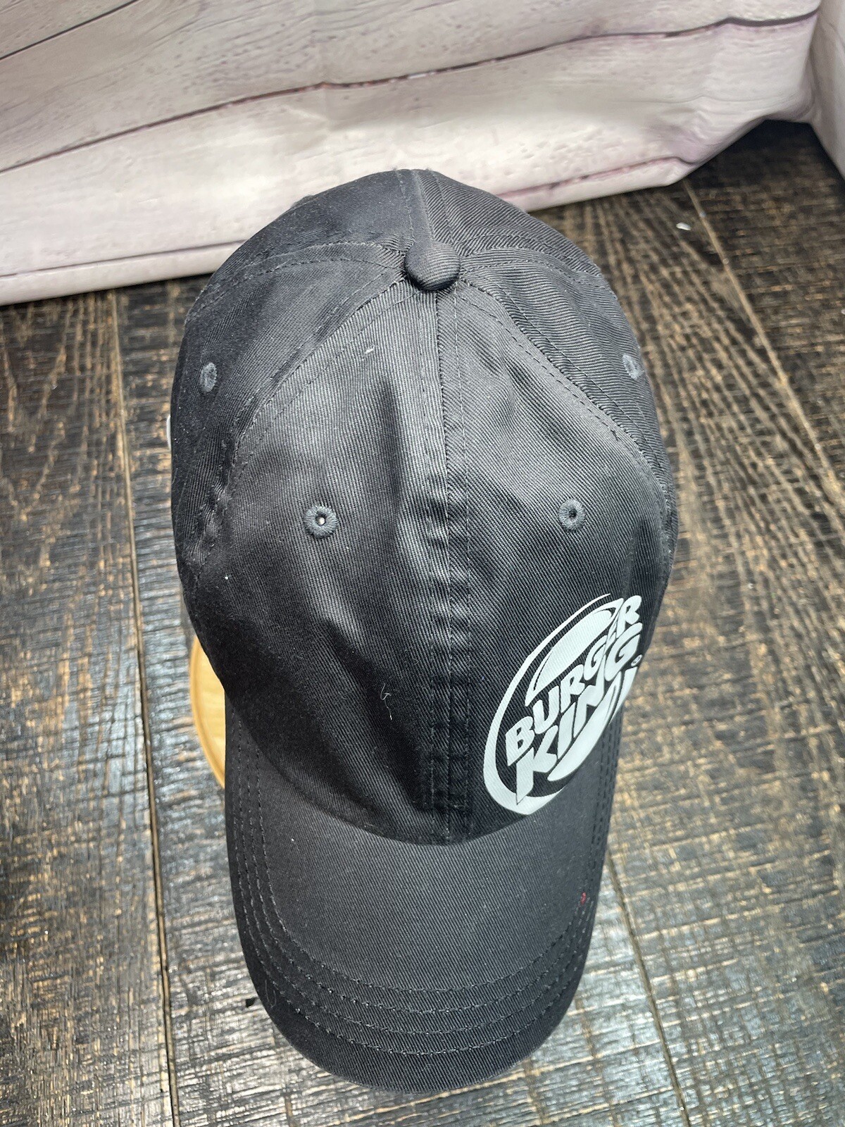 GENUINE BURGER KING Employee Crew Cap Black Adjustabl… - Gem