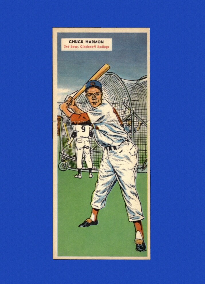 1955 Topps Double Header Set-Break # 55 56 Chuck Harmon/Bob Skinner NR ...