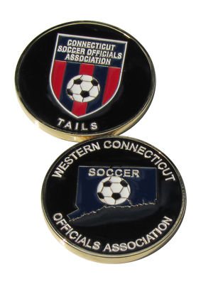 Western Connecticut Soccer Officials Association Challenge Coin | eBay