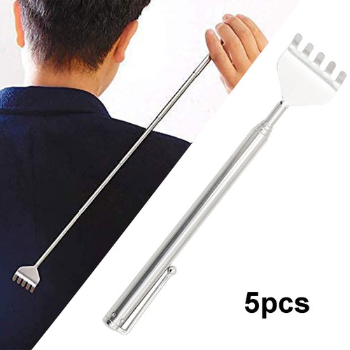 5X Telescopic Retractable Back Scratcher Stainless Steel Massage ...