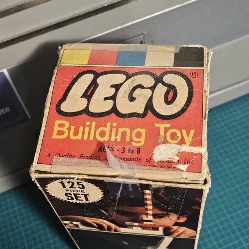 LEGO old vintage Samsonite Canada Bricks and Damage Box | eBay