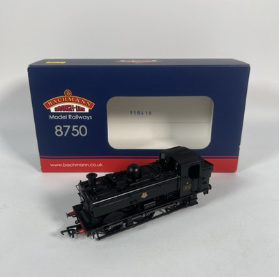 Bachmann 32-209 Class 8750 Pannier Tank 3711 BR Black OO Gauge Boxed ...