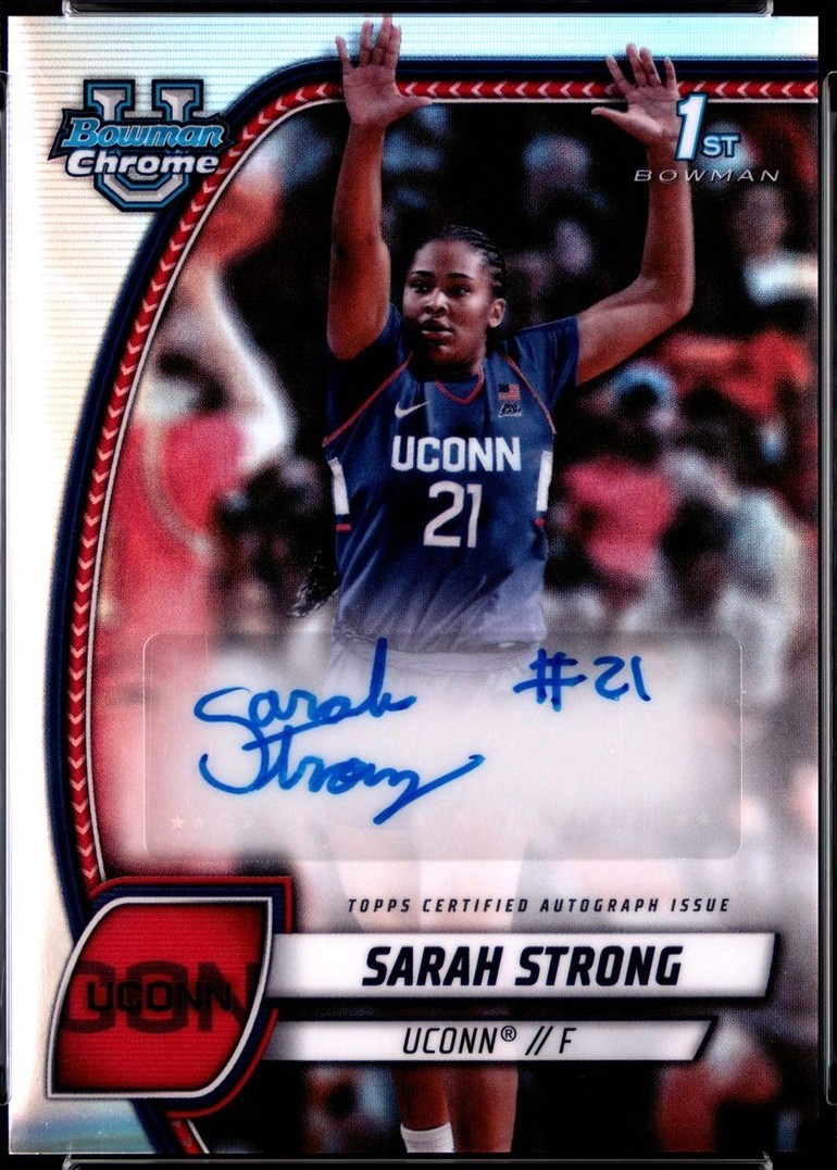 2024-25 Bowman University Chrome - Chrome Prospect Autographs Sarah ...