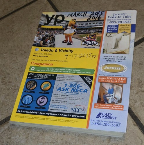 2015- 2016 TOLEDO OHIO CITY DIRECTORY number TELEPHONE PHONE BOOK ...