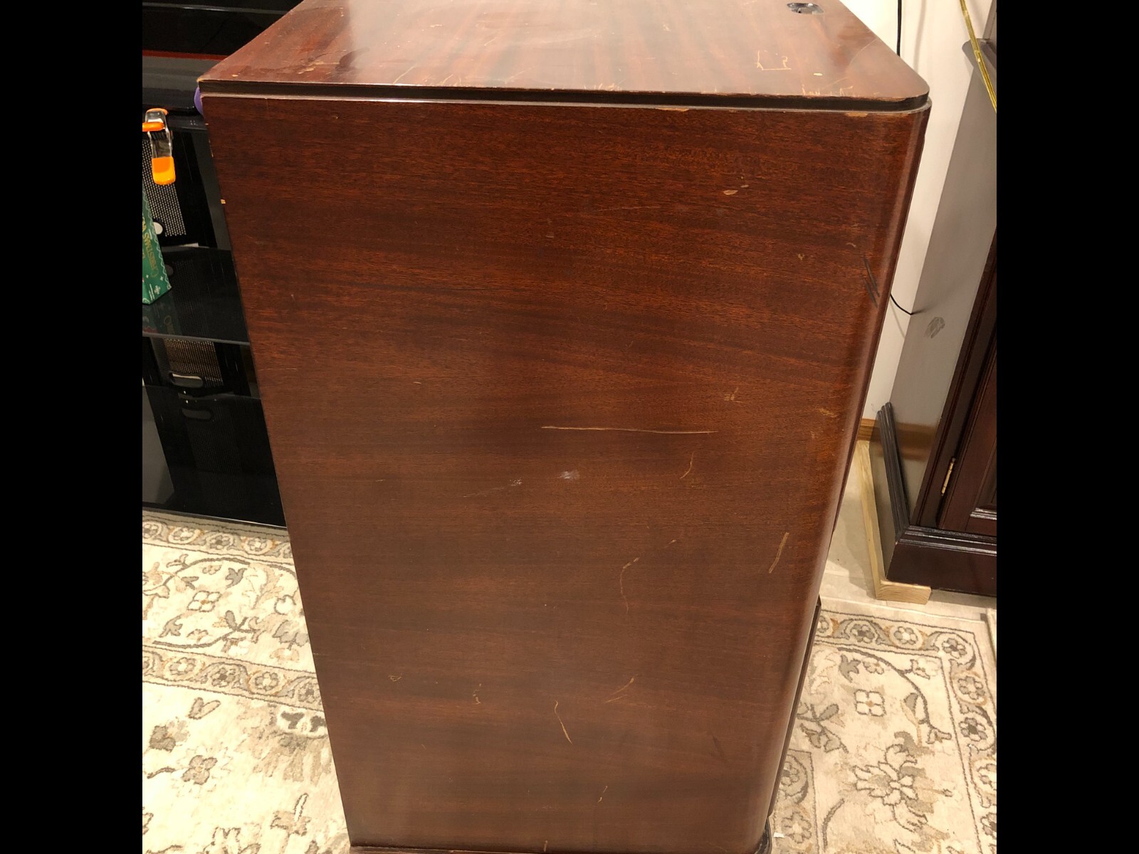 1949 B/W 12" 415CV Sentinel Mahogany Console Television Set | eBay