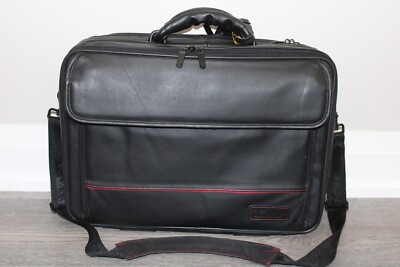 Targus Laptop Bag Notebook Case Briefcase Men/Women Genuine Leather ...