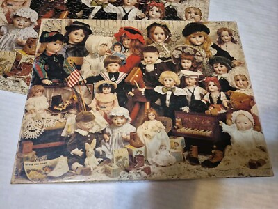 The Doll Shop VINTAGE SPRINGBOK JIGSAW PUZZLE 500 + creepy antique baby ...