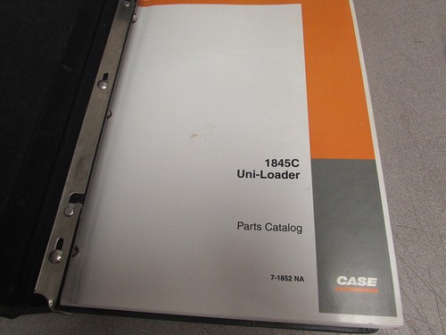 Case 1845C Uni-Loader Parts Catalog Manual 7-1852 1986 | eBay