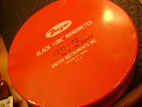 Dwyer Slack Tube Manometer 1211-72, 36-0-36 range | eBay