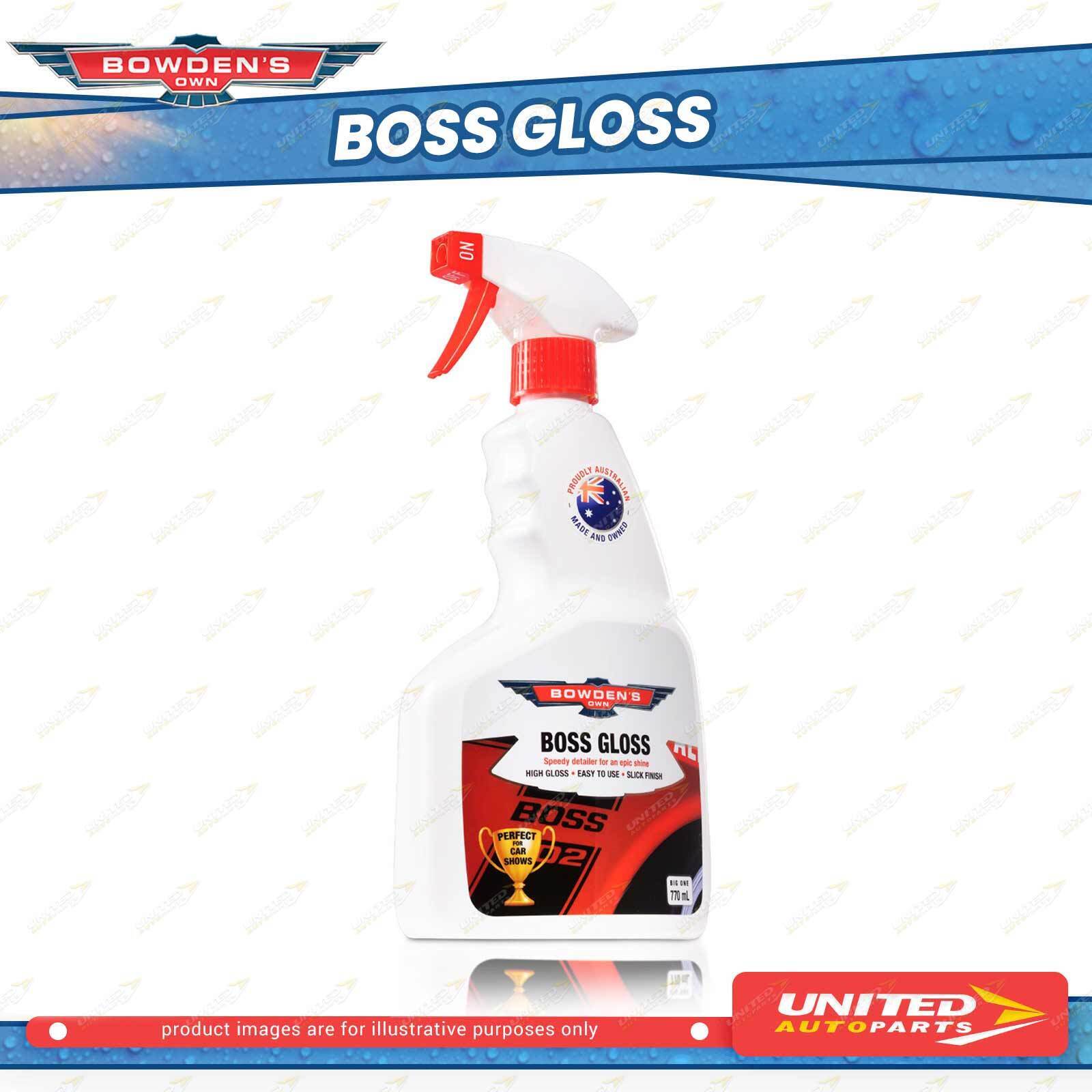 Bowden's Own Boss Gloss 770ml Fastest Easy to Use Water Based Synthetic ...