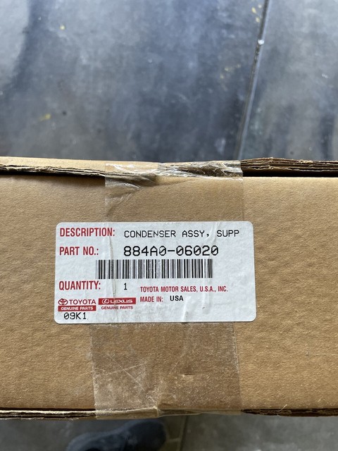 Toyota Genuine OEM 884a0-06010 Condenser ASSY 884A006010 for sale ...