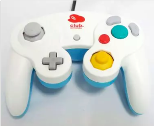 Nintendo GameCube Club Nintendo Limited WaveBird controller White Blue ...