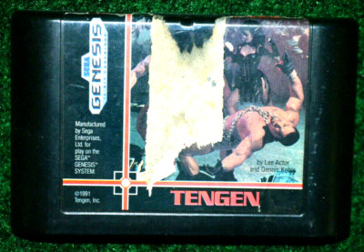 Sega Genesis Pit Fighter Tengen Video Game Cartridge Only | eBay