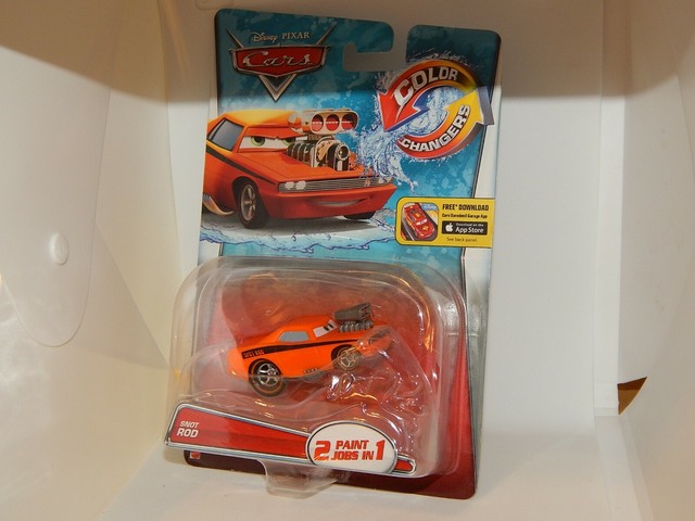 Disney Pixar Cars Snot Rod Color Changers 2 Paint Jobs in 1 & VHTF for ...
