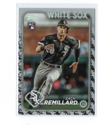 Zach Remillard RC 2024 Topps Series 1 222 Team Color Logo SP Variation ...