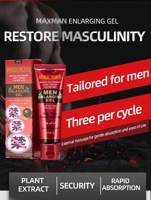 Maxman Men Enlarging Gel Red Cream - 50g for sale online | eBay