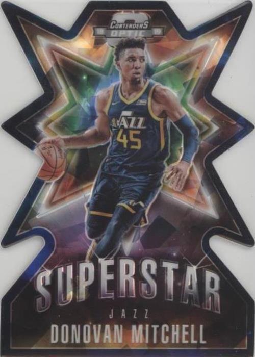 2018-19 Panini Contenders Optic - Superstar Die-Cuts Donovan Mitchell ...