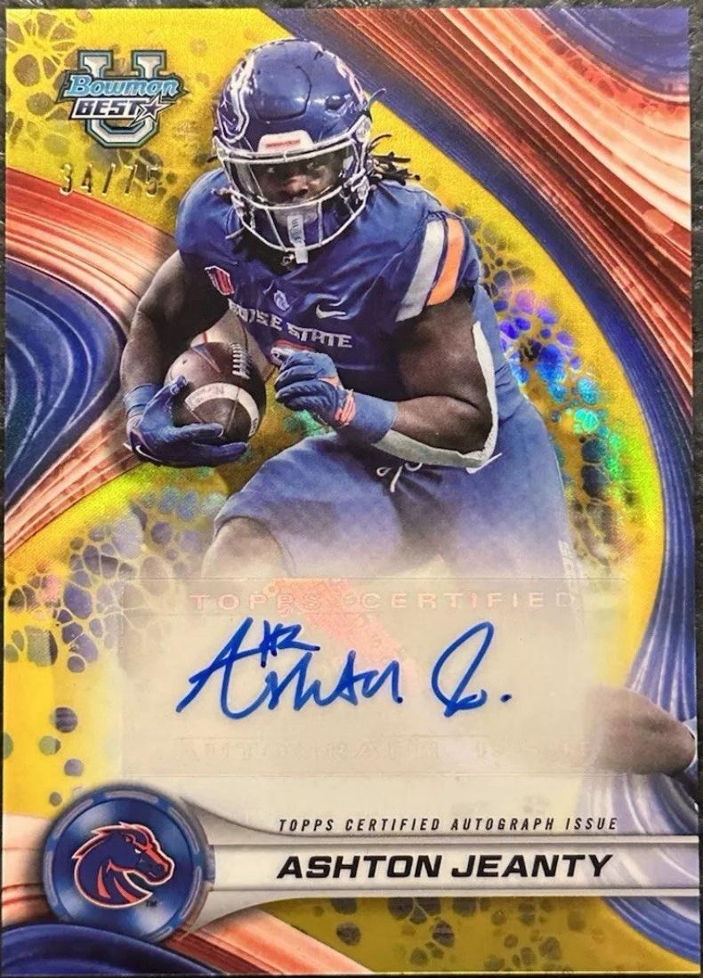 2024 Bowman's Best University - Best of 2024 Autographs Ashton Jeanty # ...