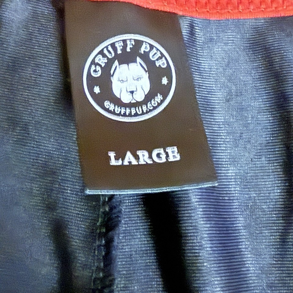 Gruff Pup Impulse Singlet Black/Red - Size Large Gay Interest | eBay