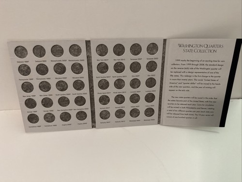 USA Coin Folder Washington Quarters State Collection 1999 - 2003 Volume ...