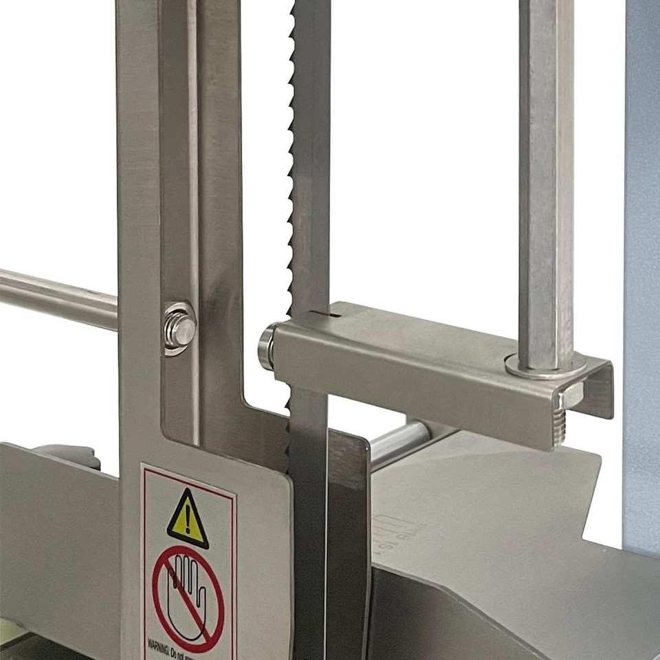 750W/1600W Electric Bone Saw Machine Frozen Meat Bandsaw Cutter w/ 5 ...