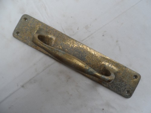 Vintage Solid Brass Door Handle | eBay UK