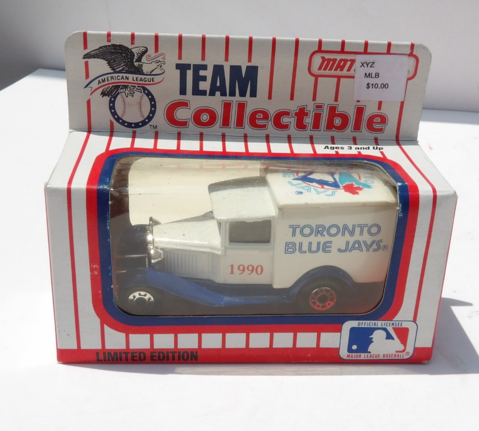 2 NOS NIB vintage MATCHBOX MLB baseball TOY trucks 1990 1991 TORONTO ...