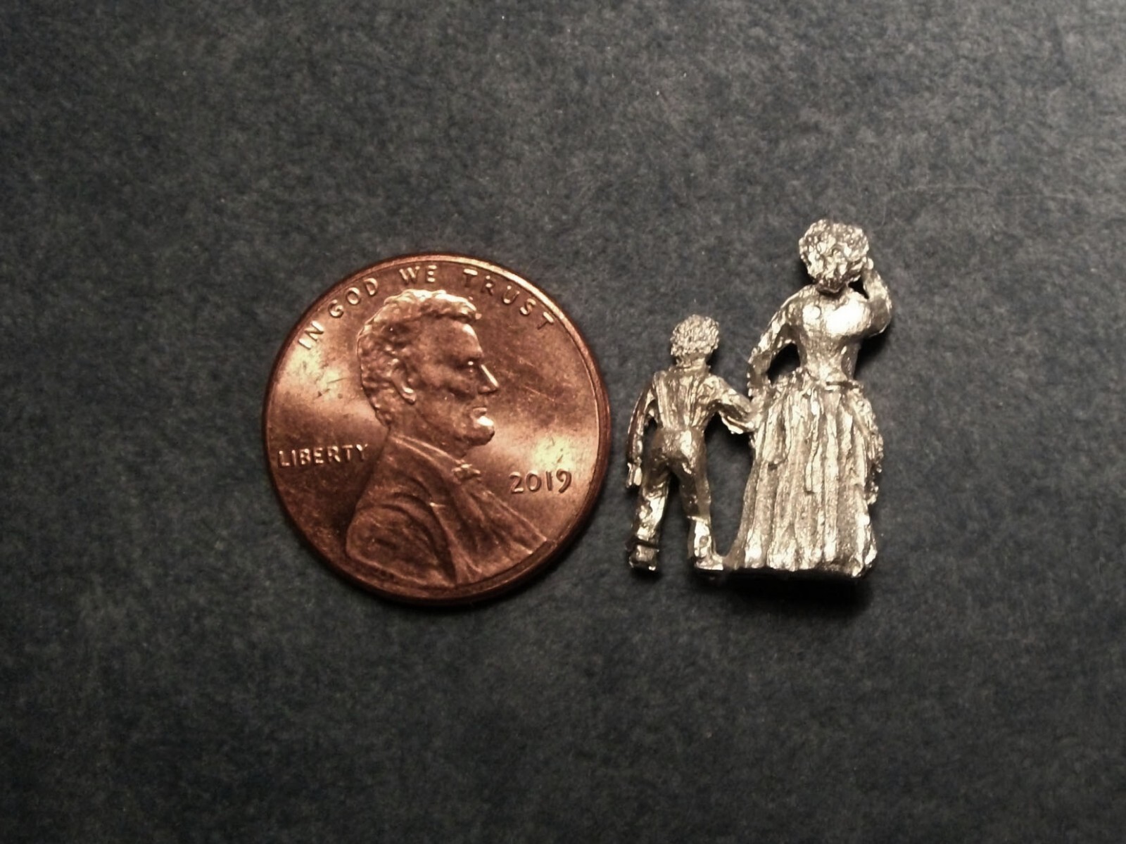 Gandy Dancers HO Scale Metal Unpainted Figure " Sally with Billy " Pre ...