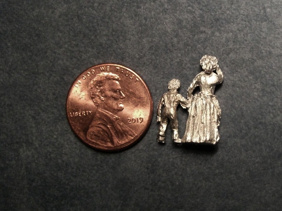 Gandy Dancers HO Scale Metal Unpainted Figure " Sally with Billy " Pre ...