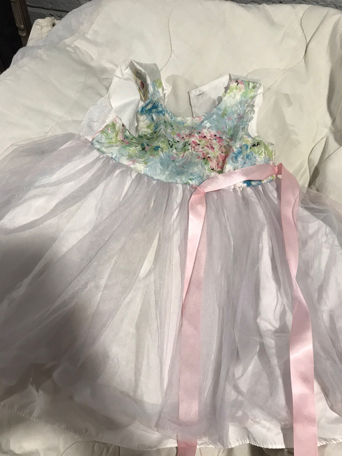 Special Occasion By Marmaletta Baby Girls' Floral Soutache Bodice Dress ...