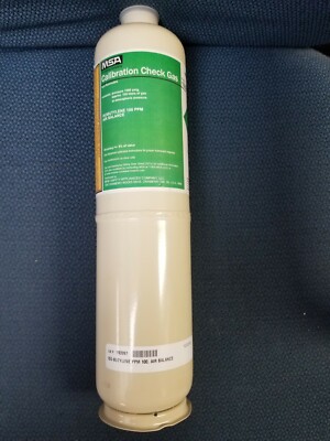 MSA 10028038 IsoButylene Calibration Check Gas 100 ppm 34L UN1956 2TEY3 ...