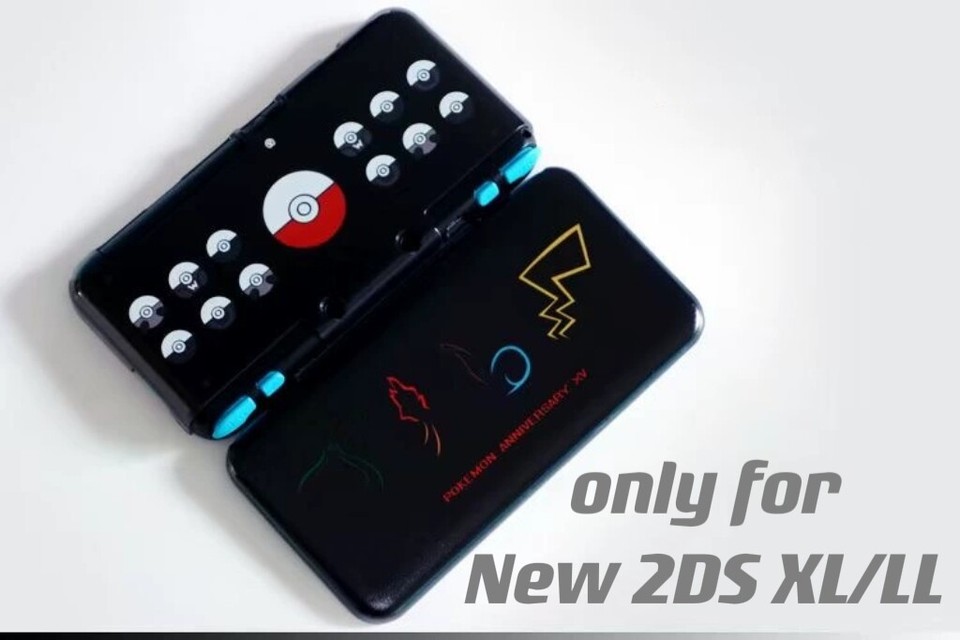 Snap on Case Cover Shell for Nintendo New 2DS XL/LL Double Sides ...