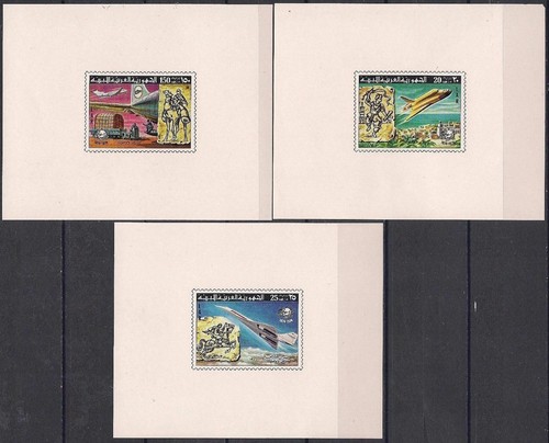 Libya 1977 UPU Mail Planes Horse Camel Transport Communication MNH Mi ...