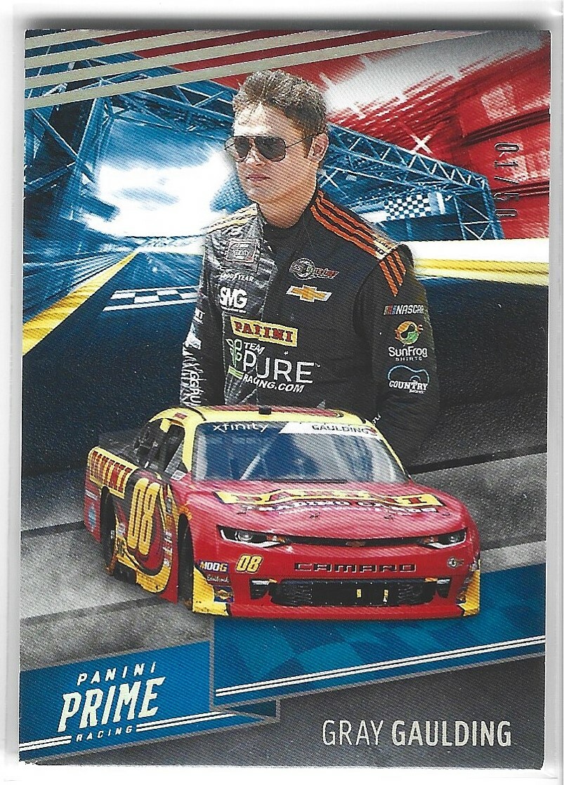 GRAY GAULDING 2019 PANINI PRIZM #10/50 NASCAR O2 | eBay
